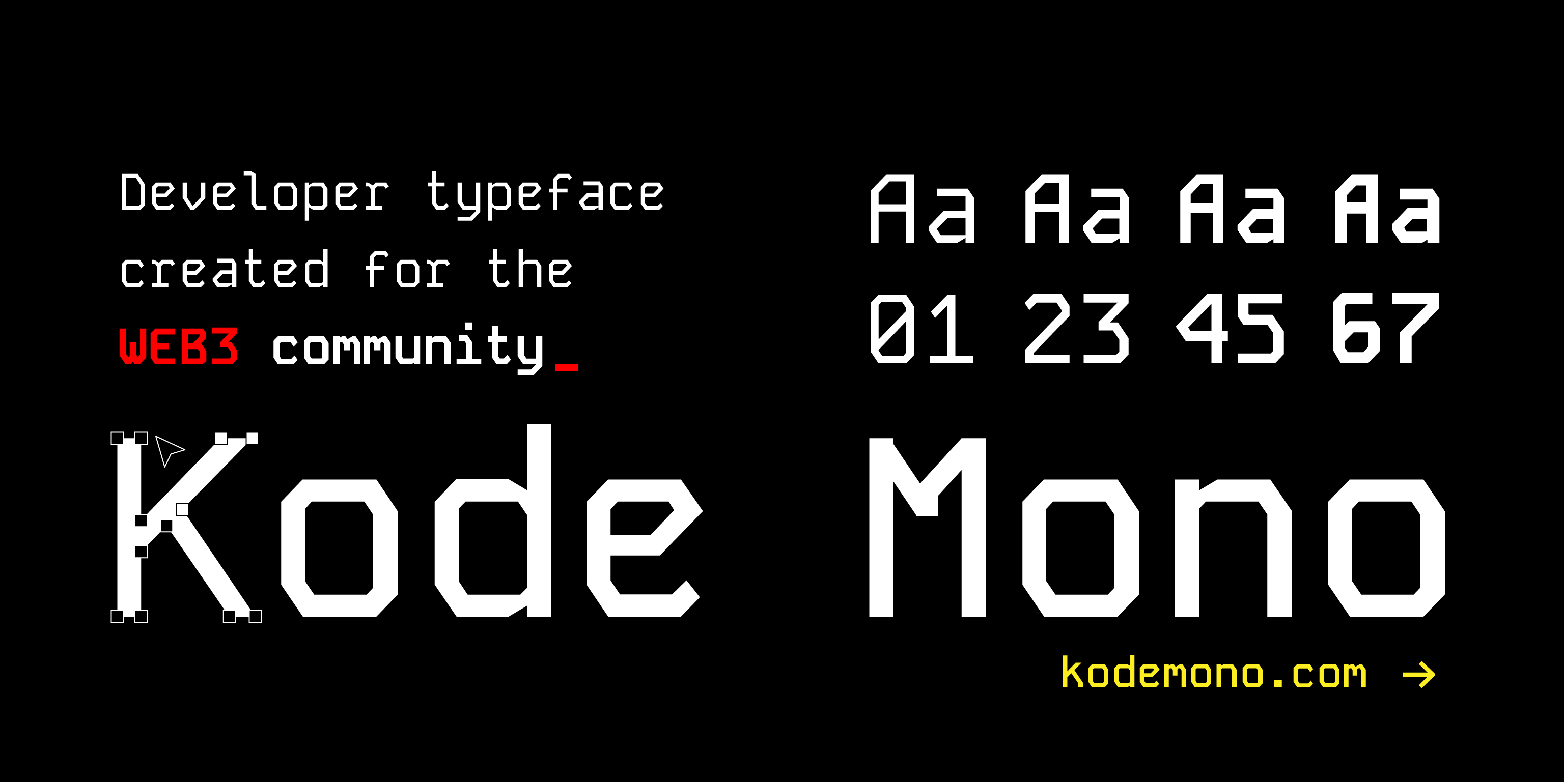Kode Mono - The web3 developer typeface